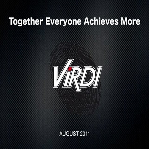 Virditech aug2011 | KEY | Operating Systems | Computer Software and ...