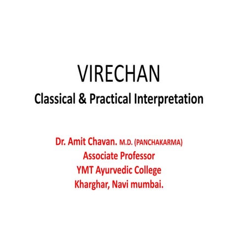 VIRECHANA Karma -classical and practical interpretation | PDF