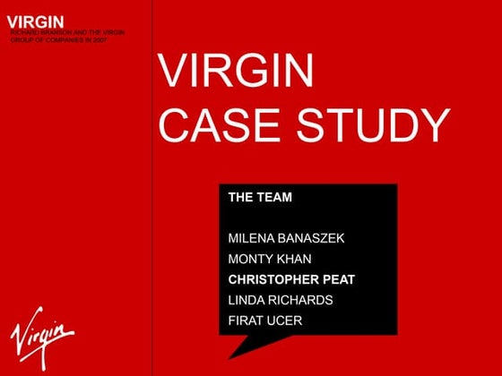 Case study virgin | PPT