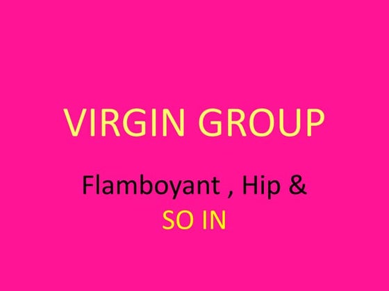 virgin group strategic development | PPT