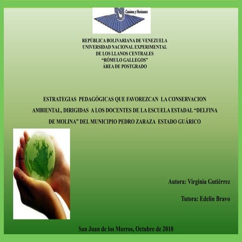 Conservación Ambiental | PPTX