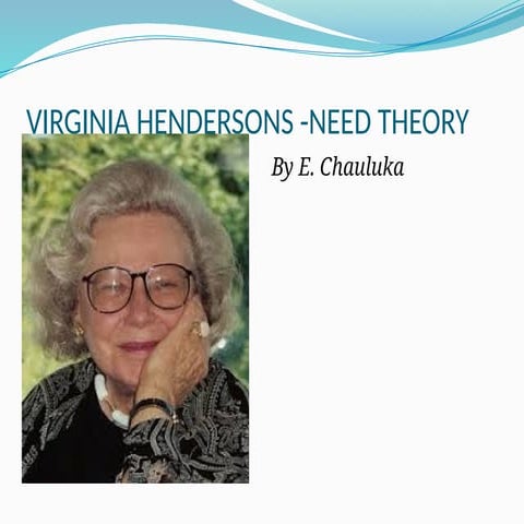 Henderson’s Need Theory .pptx