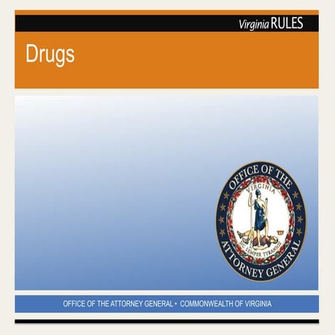 VIRGINIA DRUG LAWS STUDENTS | PPTX