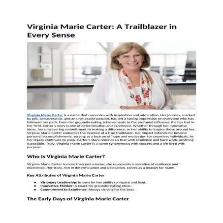 Virginia Marie Carter A Trailblazer in Every Sense.docx