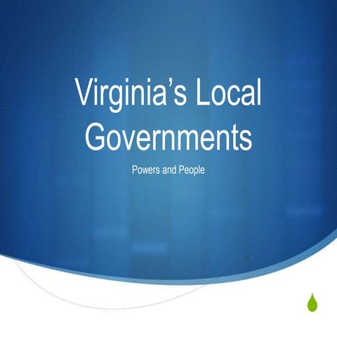 Virginia's local governments | PPTX