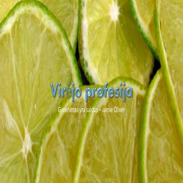 Virėjo profesija | PPT