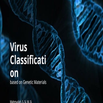 Materi VIROLOGI jenis-jenis virus ppt 2 | PPTX