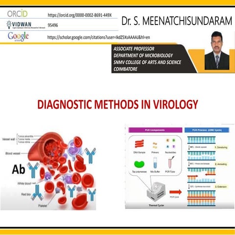 VIROLOGY - DIAGNOSTIC METHODS | PPTX