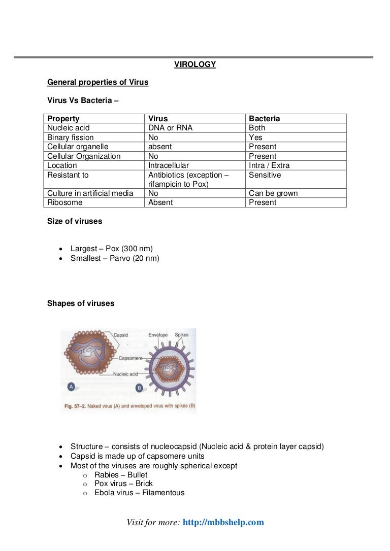 Virology - Microbiology