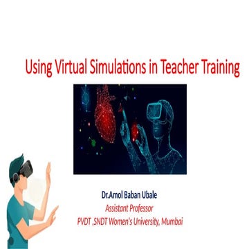 Using Virtual Simulations in Teacher Training | PPTX