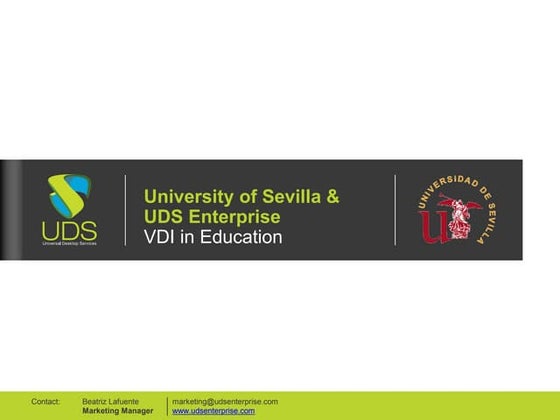 UDS Enterprise Introduction - 2018 | PPT