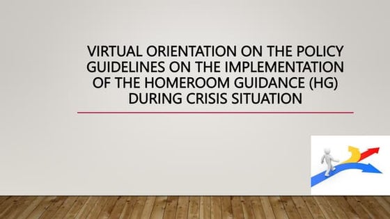 Homeroom guidance (hg) cris | PPTX | Education