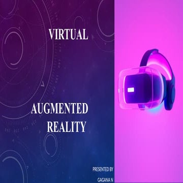 virtual and augmented reality PPT.pptx bca | PPTX