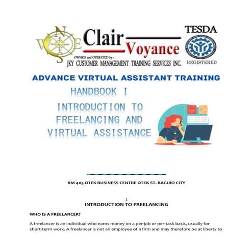 Virtual Assistant Documents,Training,manual and certificates | DOCX