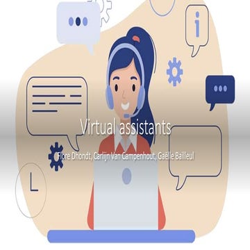 Virtual assistants | PPTX | Careers