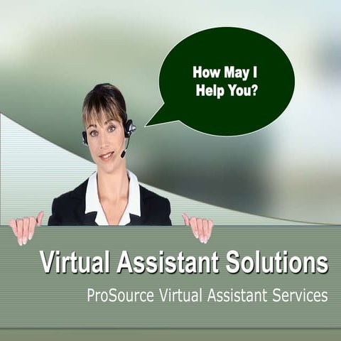 Virtual assistant solutions present1 | PPT