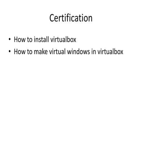 Virtualbox | PPTX