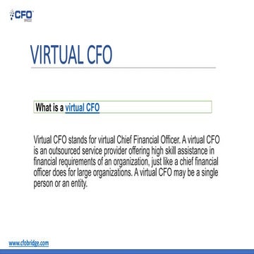 Virtual CFO | PPTX