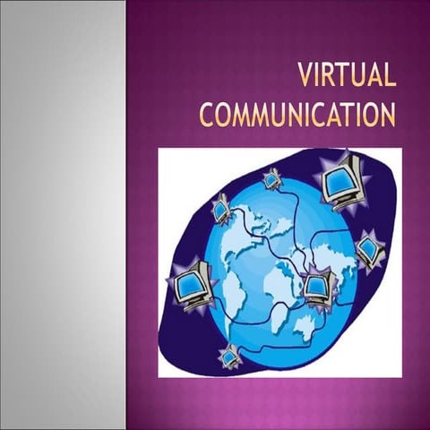 Virtual communication sandra moreno | PPT