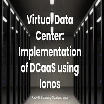 Virtual Data Center Part 1 | PPT
