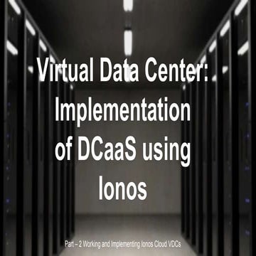 Virtual Data Center Part 1 | PDF