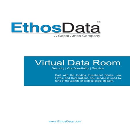 Virtual Data Room Brochure | PDF | Information Services Industry ...