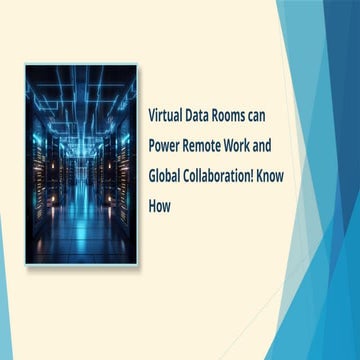 Empower Remote Teams with Virtual Data Rooms | PPTX