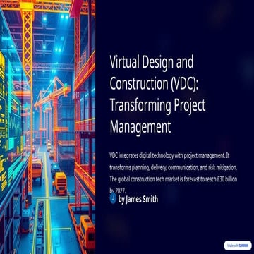 Virtual Design and Construction (VDC) Transforming Project Management ...