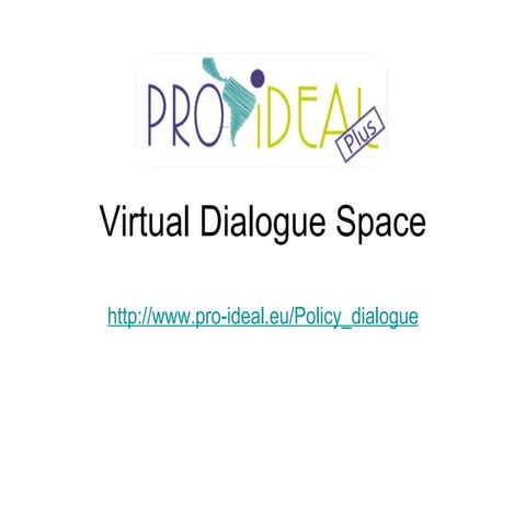 Virtual dialogue space | PPT