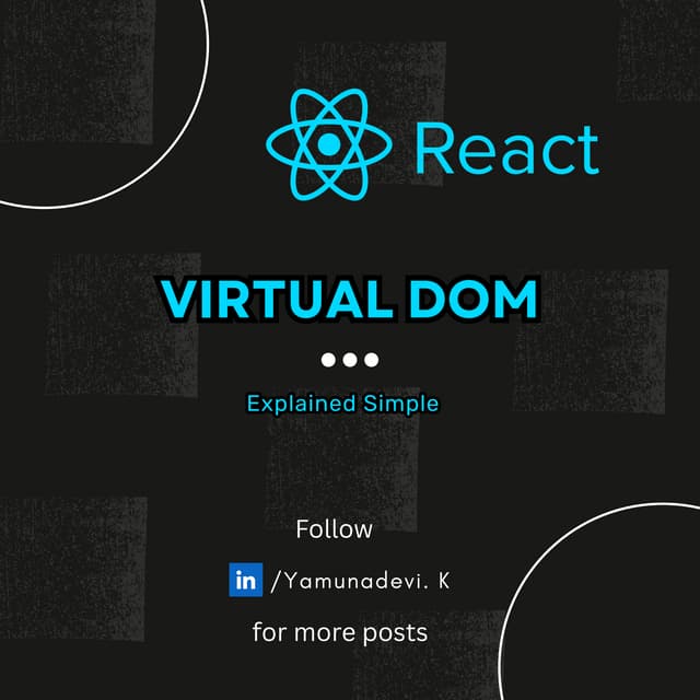 React Virtual Dom - Explained Simple, a beginner friendly guide | PDF