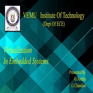 Virtual embedded system1 | PPTX