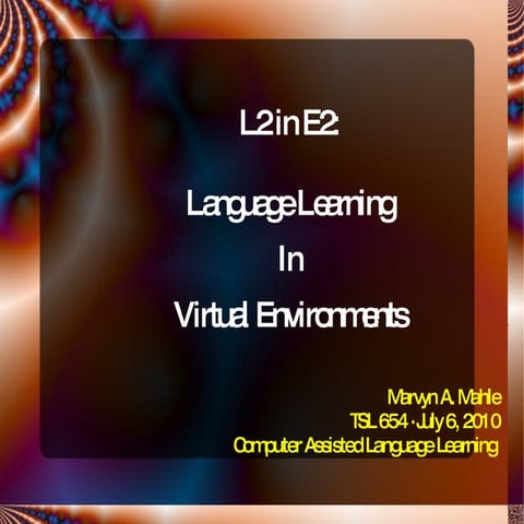 Virtual environments | PPT