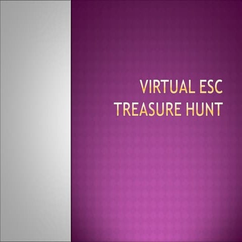 Virtual Treasure Hunt - new additions | PPT