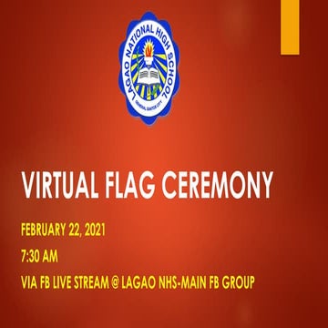 EMCEE SCRIPT FOR FLAG RAISING ceremony deped | DOCX
