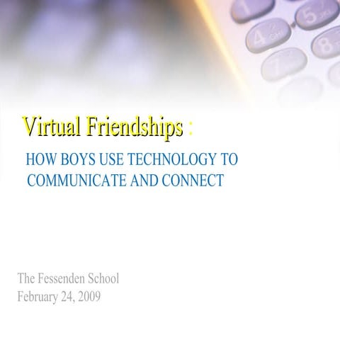 Virtual Friendship | PPT