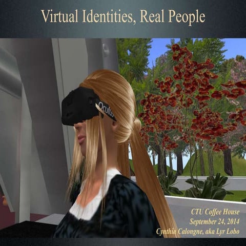 Virtual identities, Real People | PPTX