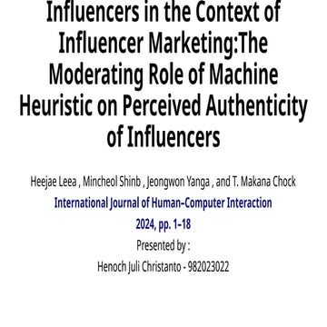 Virtual Influencers vs. Human Influencers in the Context of Influencer ...