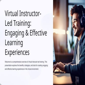 Virtual Instructor-Led Training Engaging & Effective Learning ...