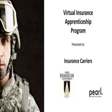 Virtual Insurance Apprenticeship Program | PPTX | Insurance | Personal ...