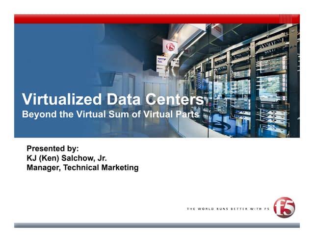 Virtualized Data Centers Pdf Computer Networking Computing