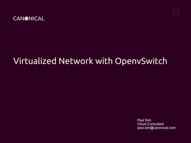 The Basic Introduction Of Open Vswitch