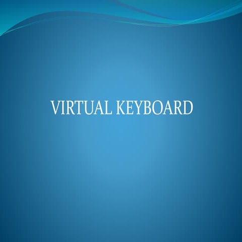 Virtua lkeyboard | PPT