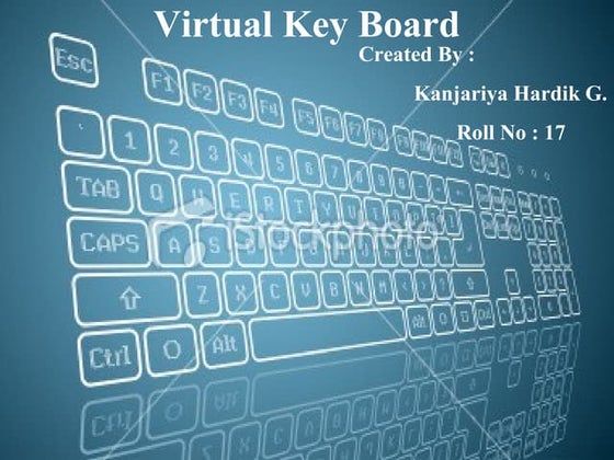 Virtual keyboard | PPT