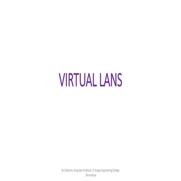Virtual lans | PPT