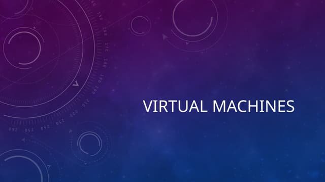 Virtual Machines - Virtual Box | PPTX