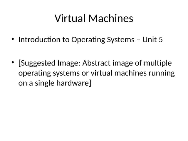 Virtual machine | PPT
