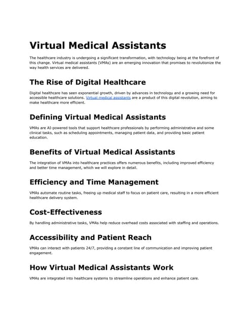 Typical Medical Virtual Assistant Job Description Explained.docx