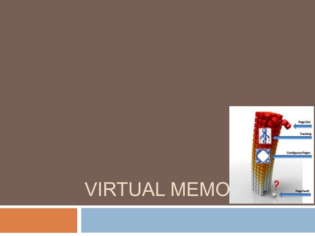 Virtual memory ppt | PPTX