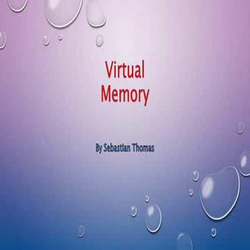 Virtual memory gcse computing | PPT