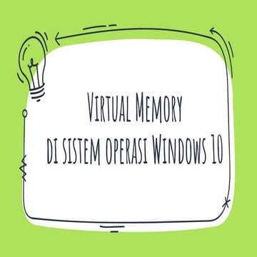 Virtual memory di windows 10 | PPT